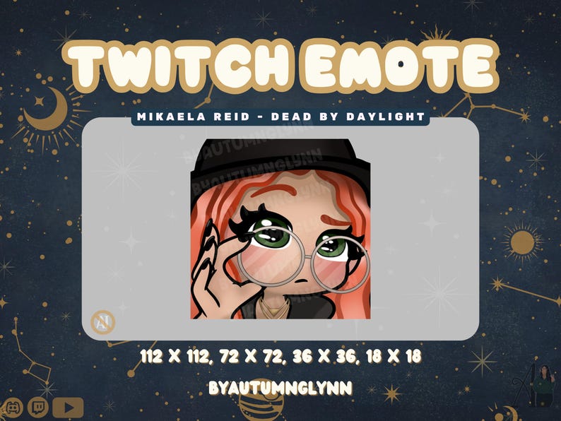Funny Twitch Emote - Mikaela Sus Emote - Dead by Daylight Emote | DBD ...