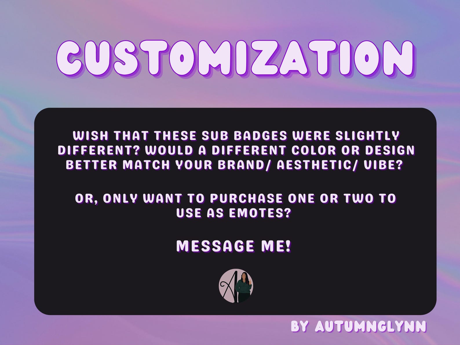 Trippy Smiley Face Twitch Sub Badges – Psychedelic Stream Badge Set ...
