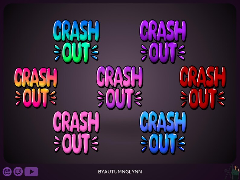 Funny Crash Out Twitch Emote: Instant Download - Etsy