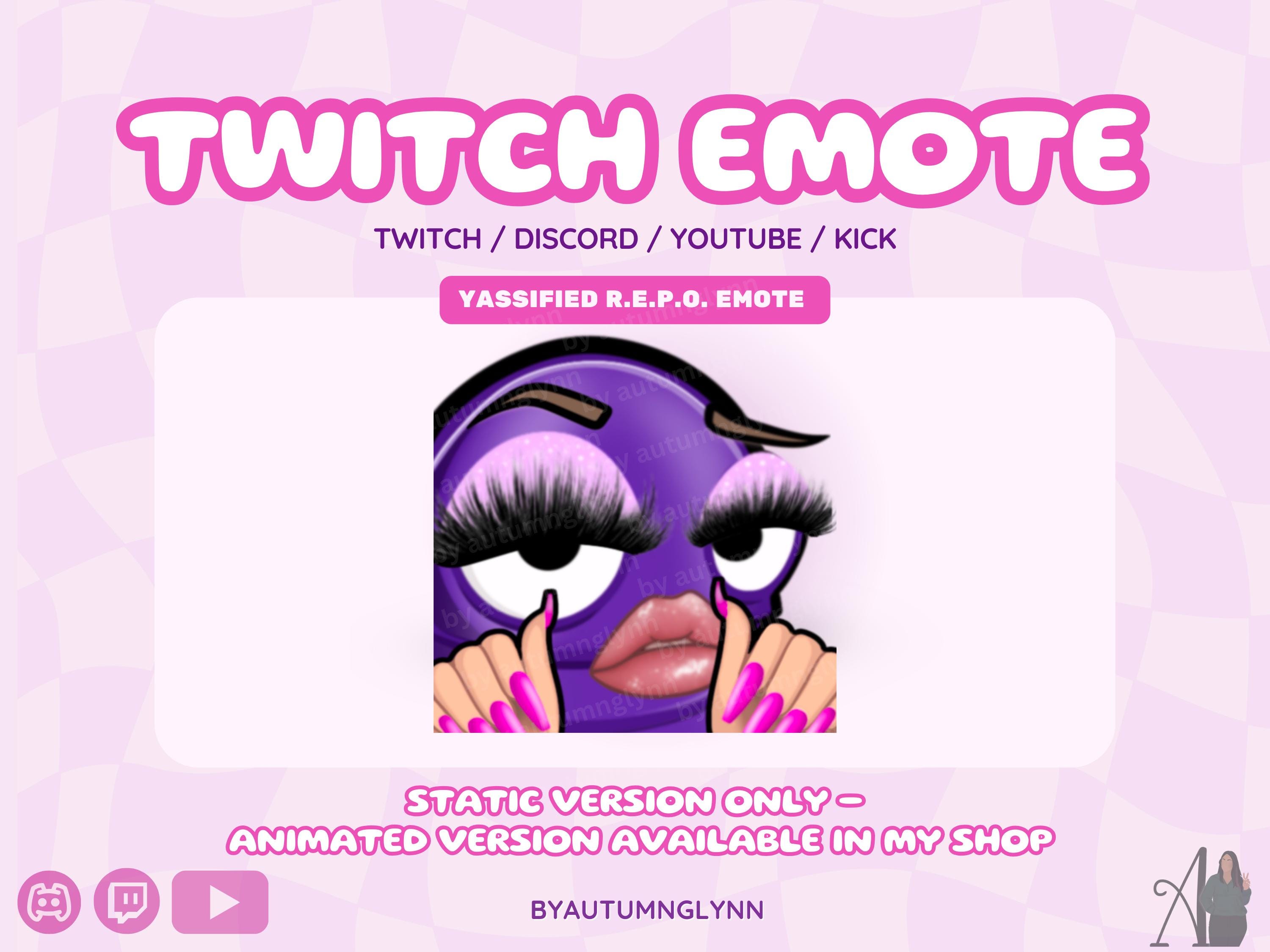 Yassified REPO Emote – Funny Static Twitch & Discord Meme Emote ...