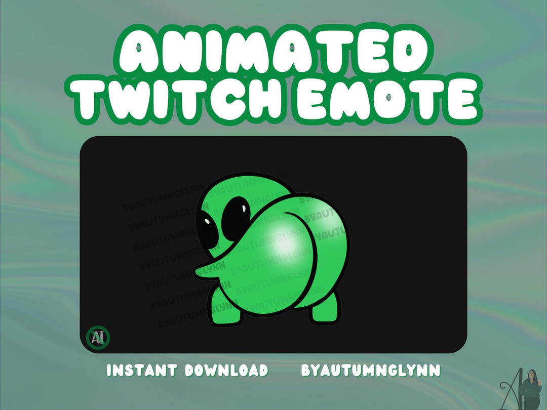 Animated Alien Twerk Emote - Dancing Green Alien Emote for Twitch ...