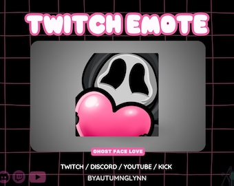 Ghost Face Love Twitch Emote – DBD / Dead by Daylight Killer Scream ...