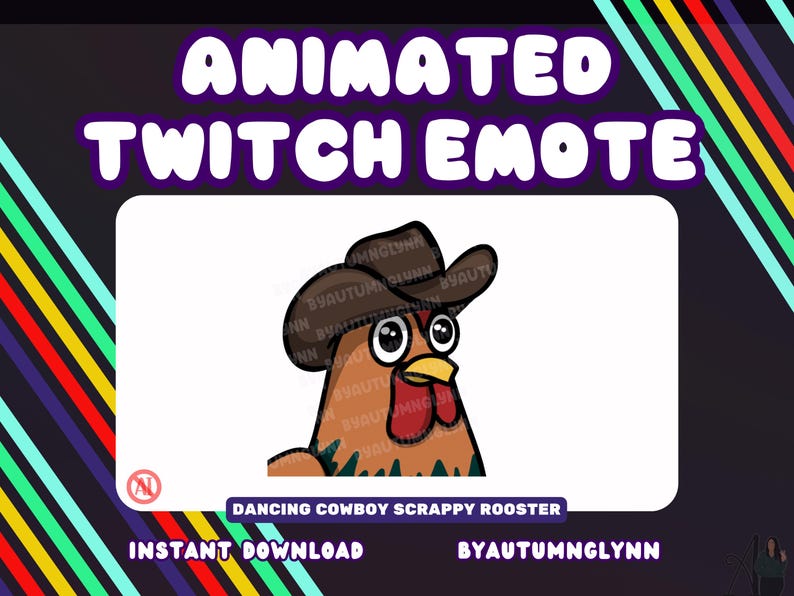 Animated Rooster Dancing Emote for Twitch | Scrappy Emote | Arc Raiders ...