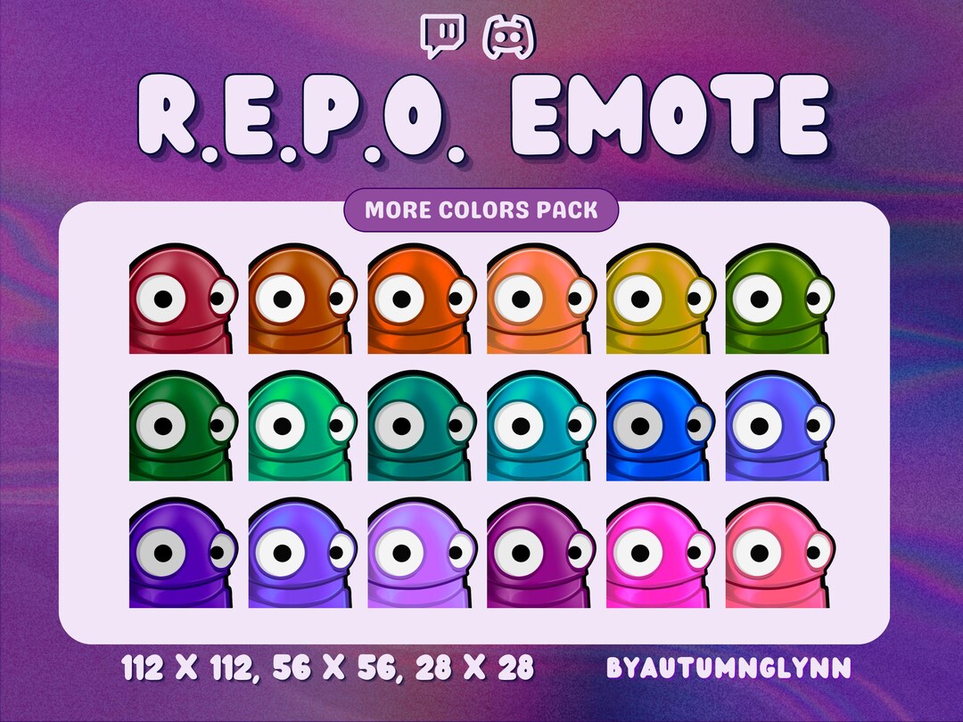 REPO Emotes for Twitch | 20 Emotes | R.E.P.O. | Twitch | Discord ...
