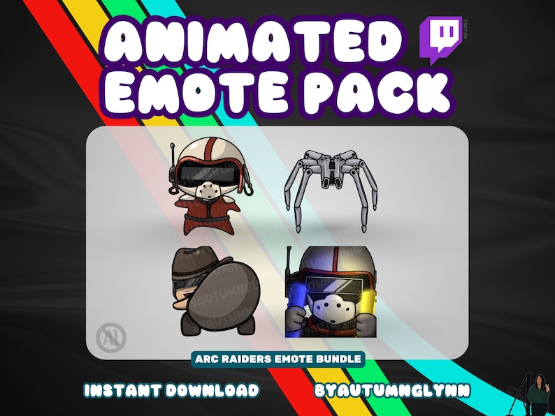 Arc Raiders Animated Emote Bundle for Twitch | Dancing Arc Raiders ...