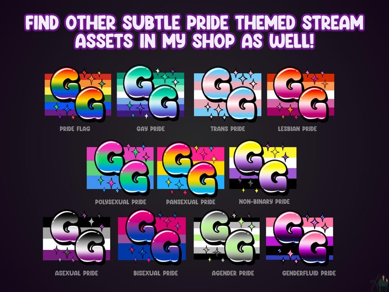 Cute Twitch Emote - Lesbian Pride Heart Emote | WLW | LGBTQIA+ ...
