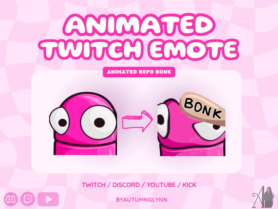 Animated Bonk REPO Twitch Emote: Funny Discord Emote (instant Download ...