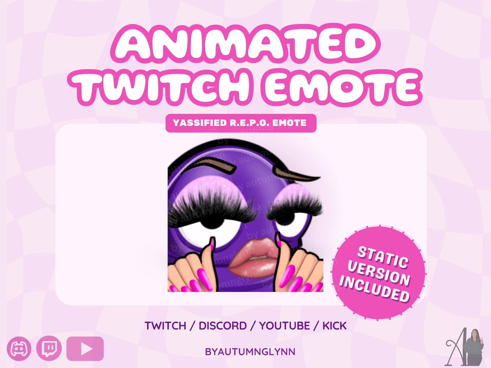 Animated Yassified REPO Emote – Funny Twitch & Discord Meme Emote ...