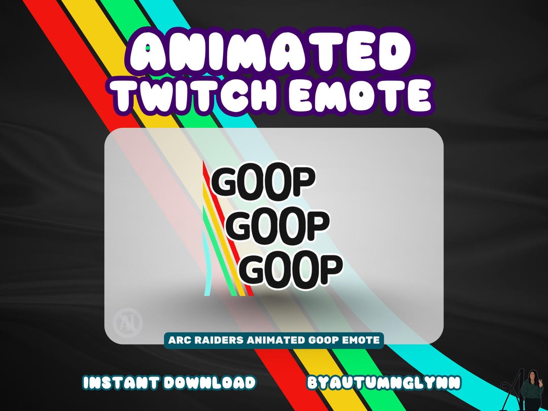 Arc Raiders Animated GOOP Twitch Emote | Arc Meme Twitch Emote for ...