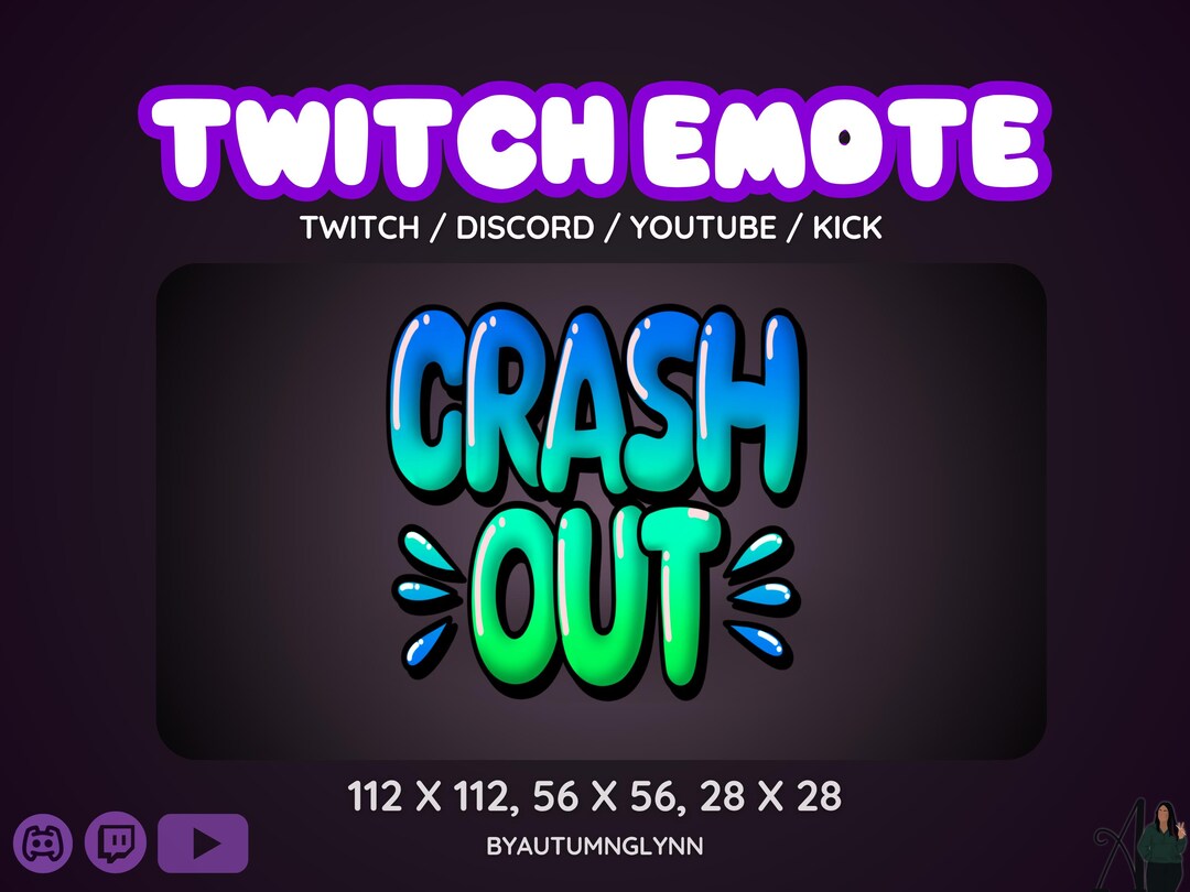 Funny Crash Out Twitch Emote: Instant Download - Etsy