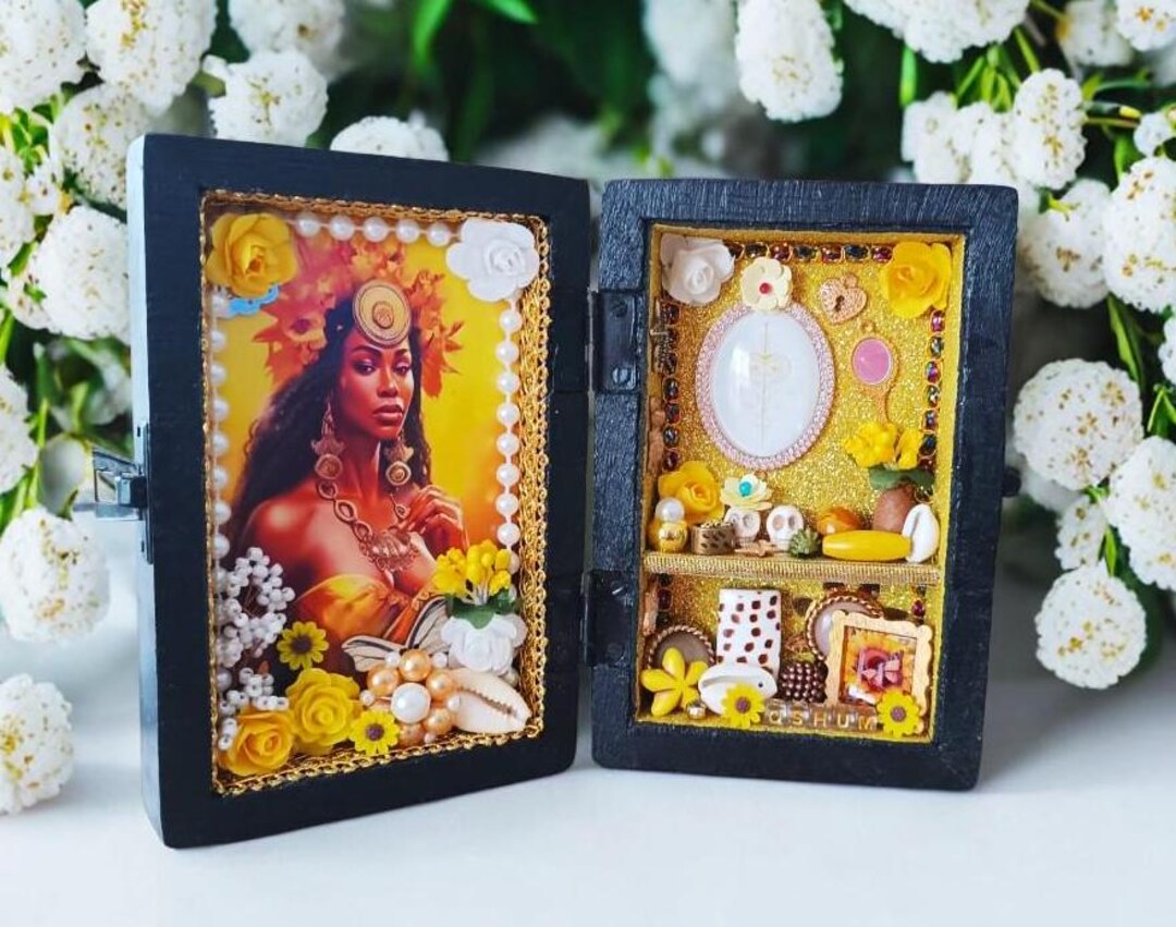 Altar Diosa Oshun, Prosperidad Y Abundancia Oshun, Santeria Moderna, Arte Pagano, Espiritualidad ...