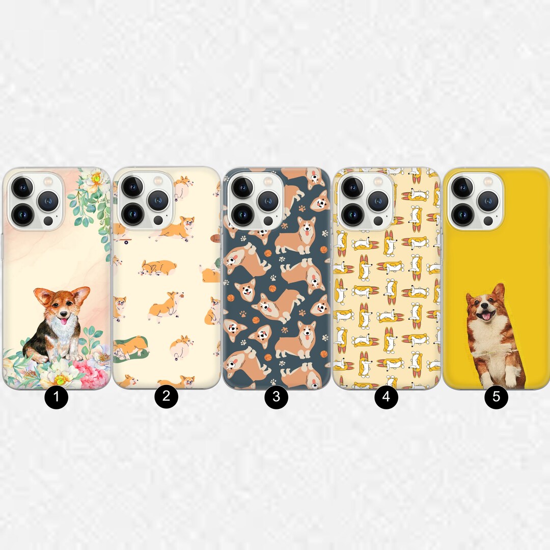 Corgi Puppy Phone Case Dog Cute Fun Puppies Cover for Samsung Galaxy ...