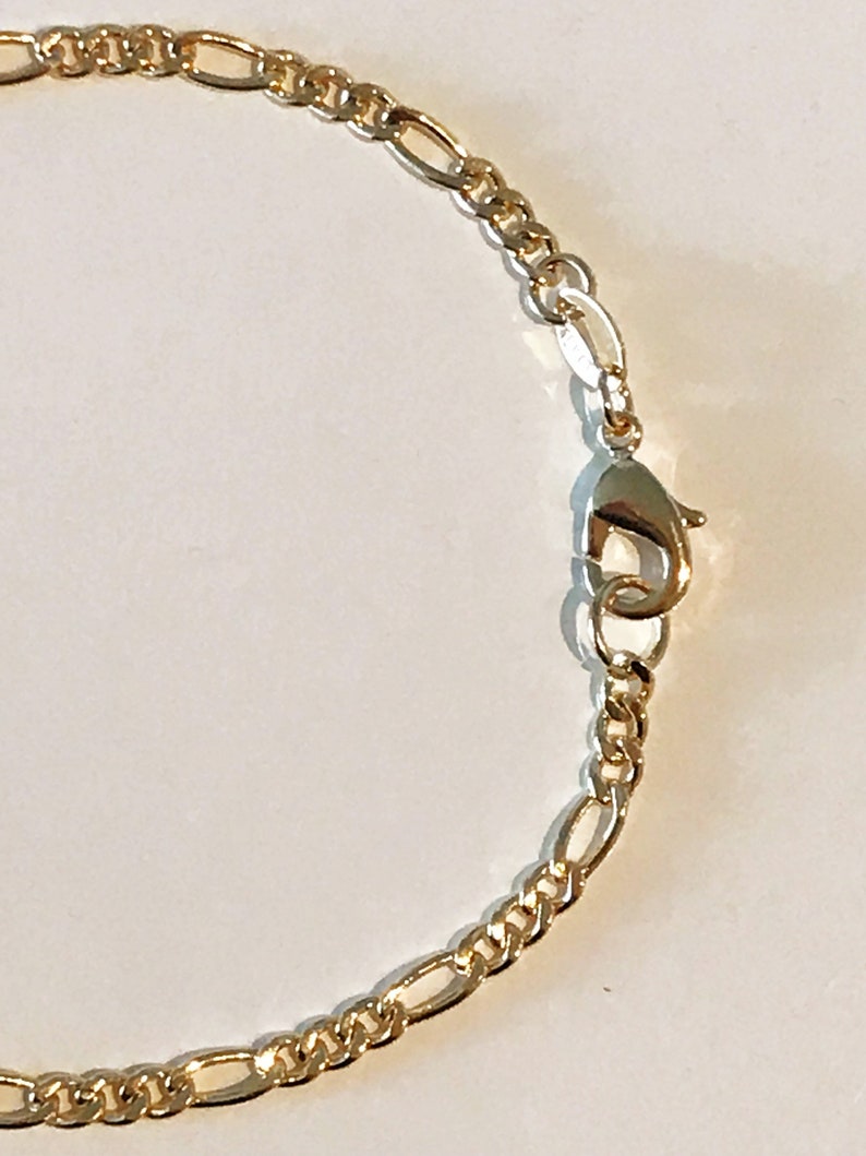 Gold Filled Figaro Bracelet Figaro Bracelet 18kt Gold Filled - Etsy