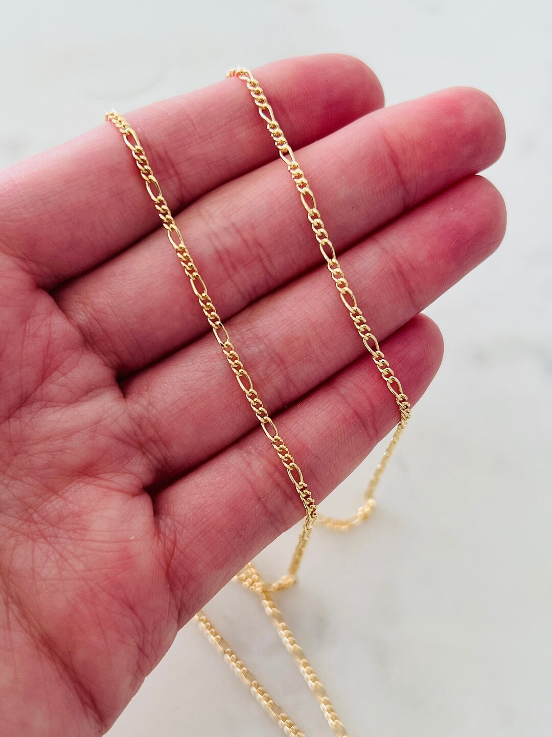 Figaro Chain, Gold Filled Necklace,unisex Chain, Gold Filled Jewelry ...