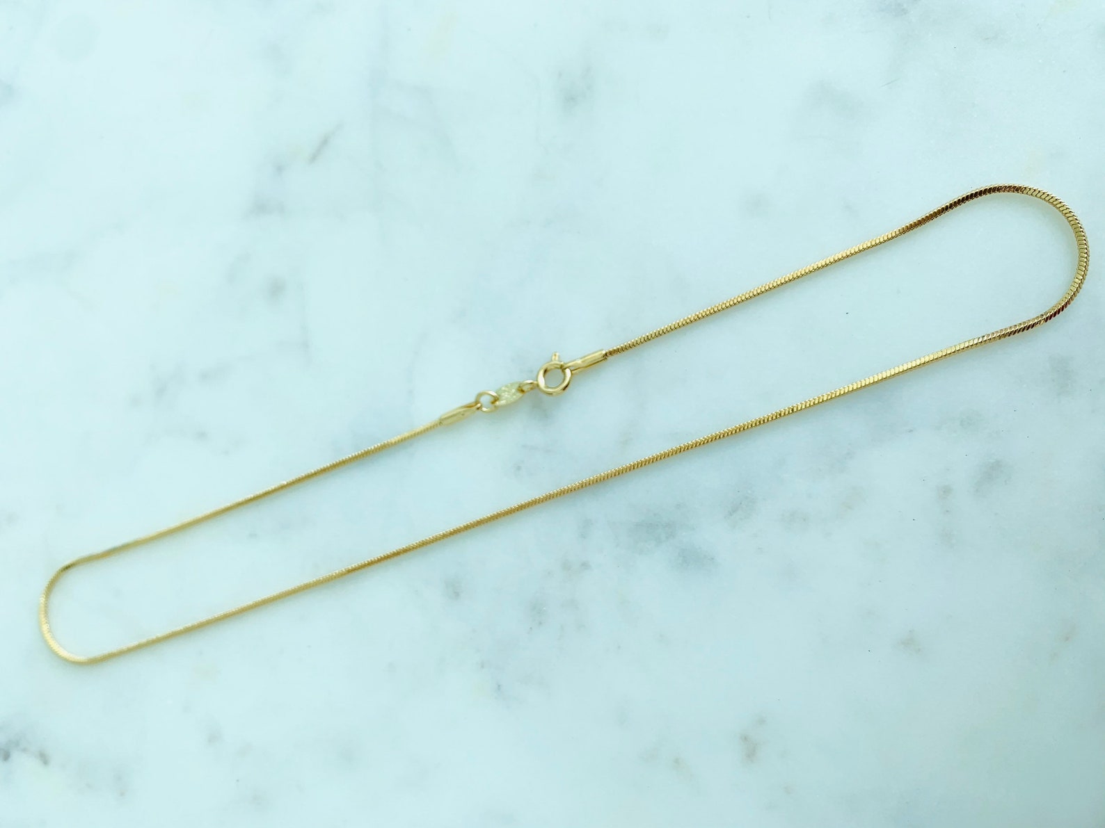 Box Chain Womens Necklace Necklace for Women Gold Filled | Etsy