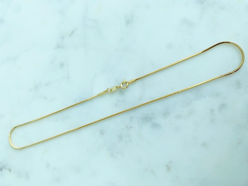 Box Chain Womens Necklace Necklace for Women Gold Filled | Etsy