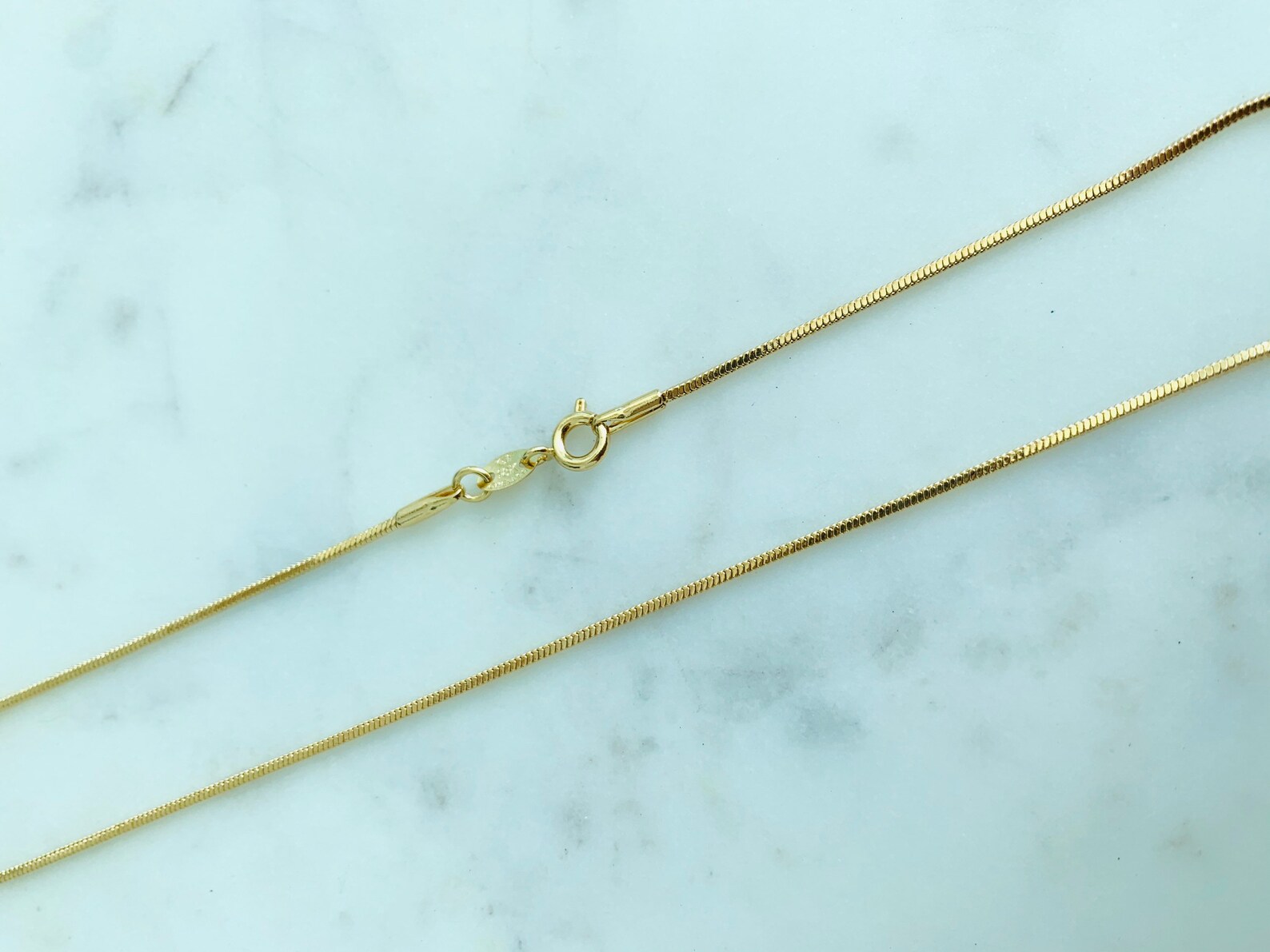 Box Chain Womens Necklace Necklace for Women Gold Filled - Etsy
