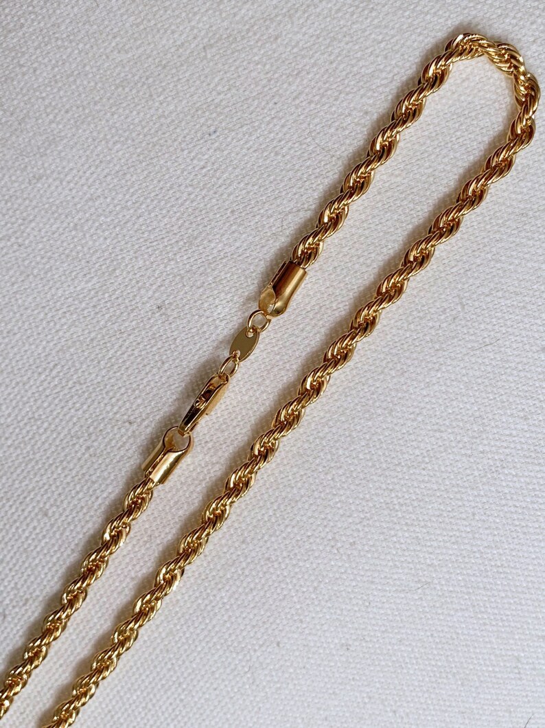 Rope Necklace Rope Chain Women's Chain Gold Filled - Etsy