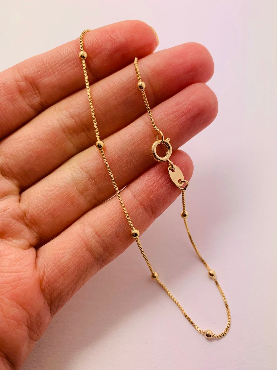 Gold Filled Anklet Gold Anklet Ankle Bracelet Dainty | Etsy