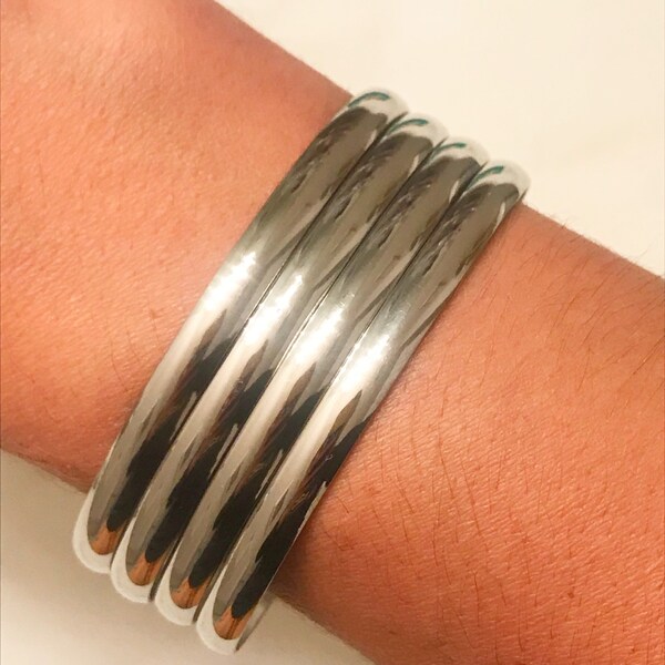 Stainless Steel Bangle - Etsy