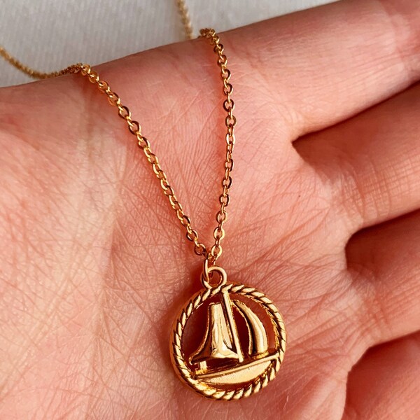 Sailboat Pendant - Etsy
