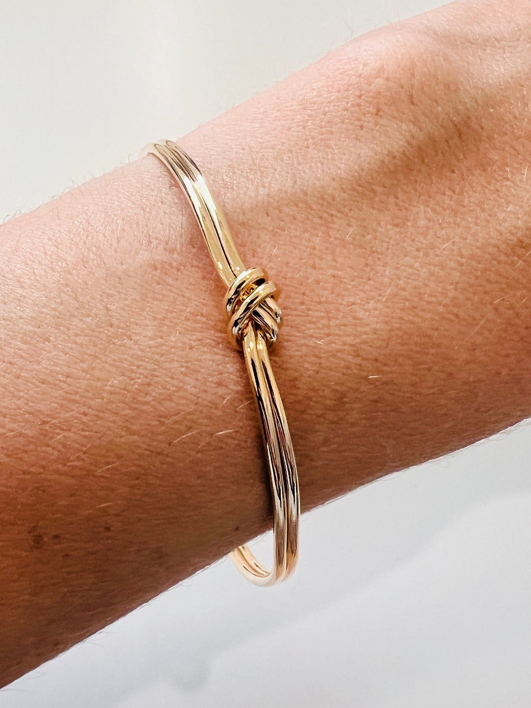 Bangle, Gold Filled Adjustable Bangle, Gold Bangle, Delicate Bangle ...