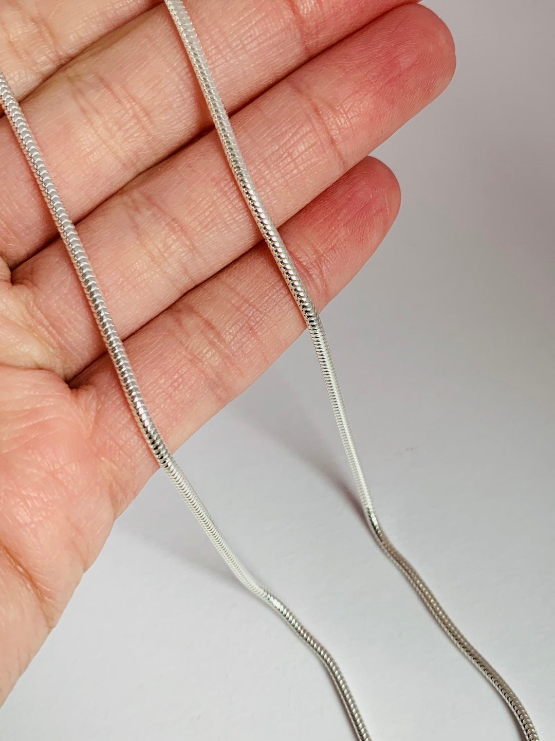 Snake Chain, Silver Chain, Silver Neckalce, Silver Jewelry, Chain ...