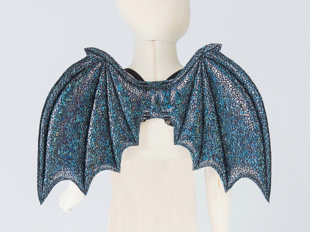 Mini Bat Wings, Costume Wings, Halloween Costume, Vampire Costume, Gray ...