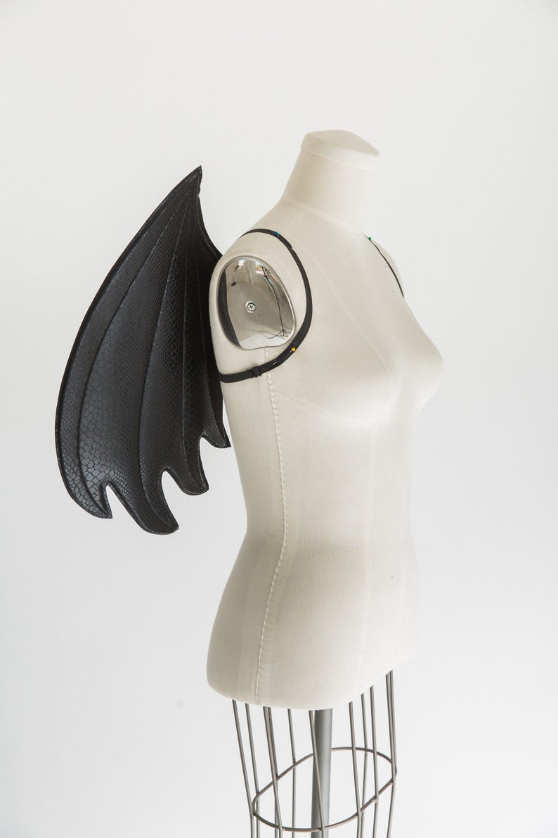 Black Dragon Wings: Adult/kids Costume, Cosplay Wings - Etsy