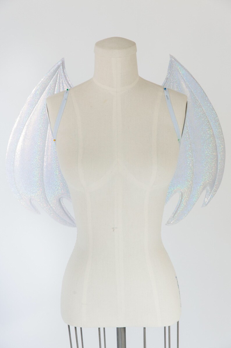 White Dragon Wings Light Fury Wings Wire Free Costume | Etsy