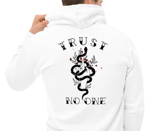 Trust No One Snake Tattoo - Etsy