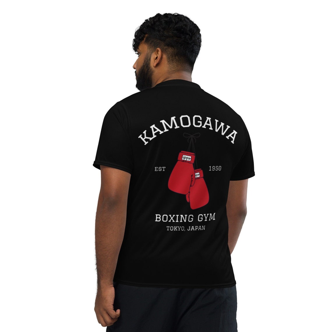 Hajime No Ippo Boxing Shirt Kamogawa Boxing Gym Crew - Etsy