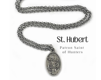 St. Hubert, Patron of Hunters, Handmade Medal - Etsy