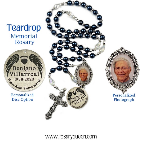 Personalized Rosary Funeral - Etsy