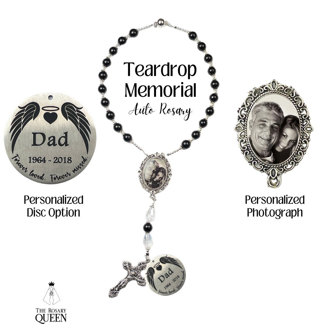Memorial Rosary | Auto Rosary | Car Rosary | Personalized Rosary ...
