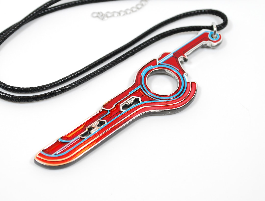 Xenoblade Shulk Monado I Charm in Metal as Necklace Keychain or Pin - Etsy
