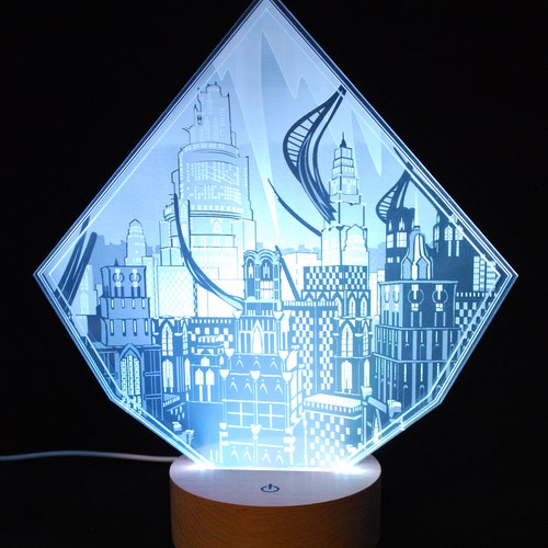 FFXIV Elpis Flower Acrylic Light Display With LED Color - Etsy