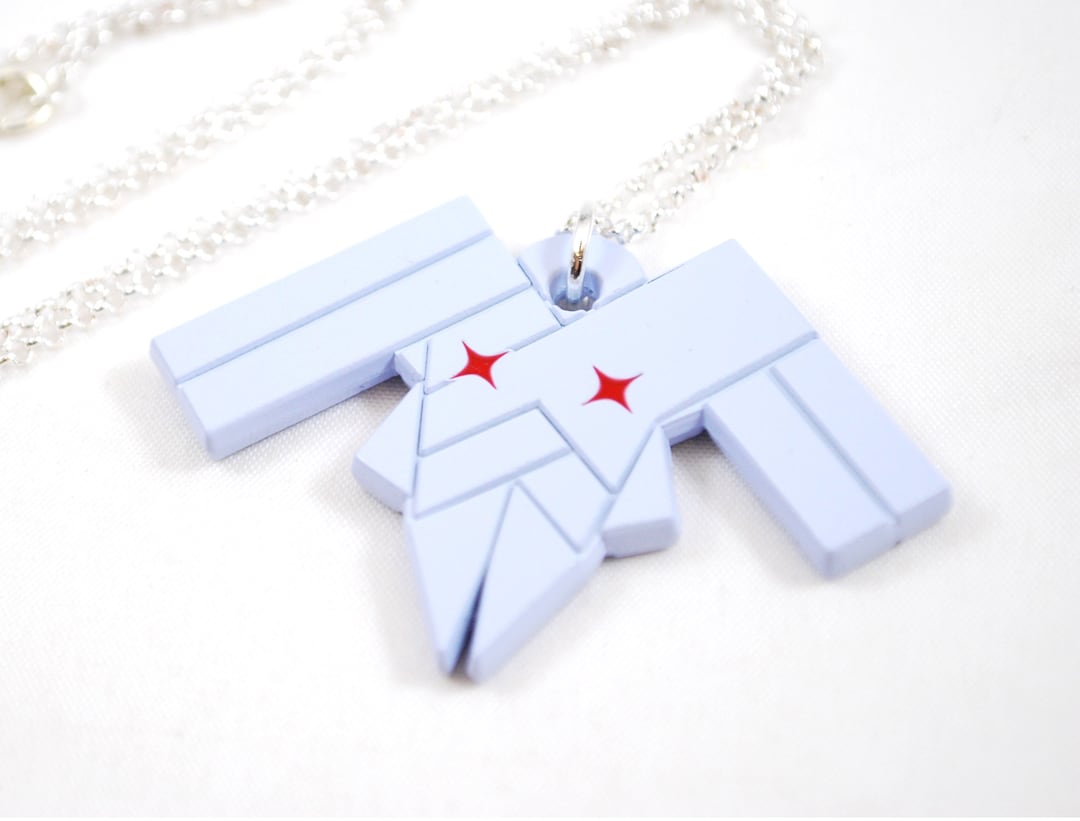 XC3 Taion's Mondo as Necklace or Keychain in Metal and Enamel - Etsy
