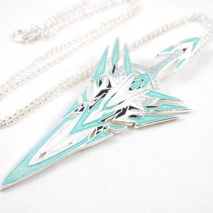 Pyra Mythra and Pneuma Metal Enamel Necklace Keychain or Pin From ...