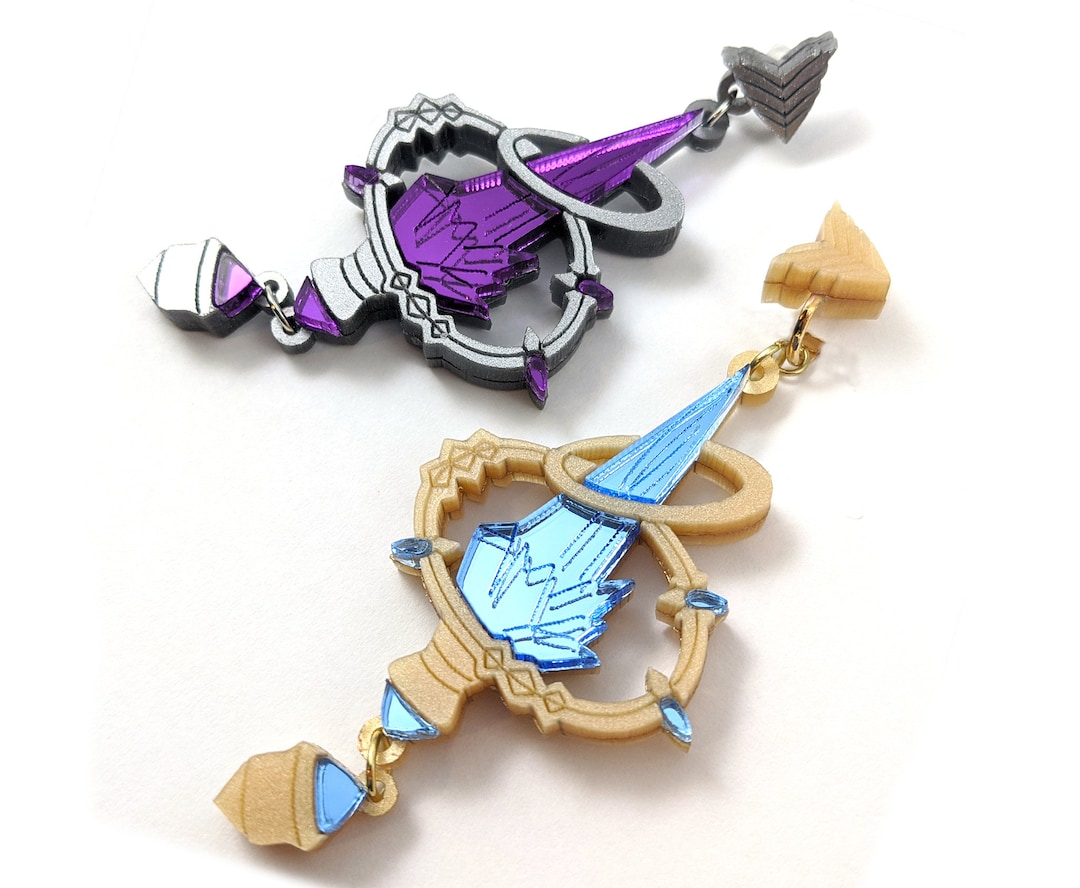 FFXIV Aetheryte Earrings in Hydaelyn or Zodiark Clip on or Post - Etsy UK
