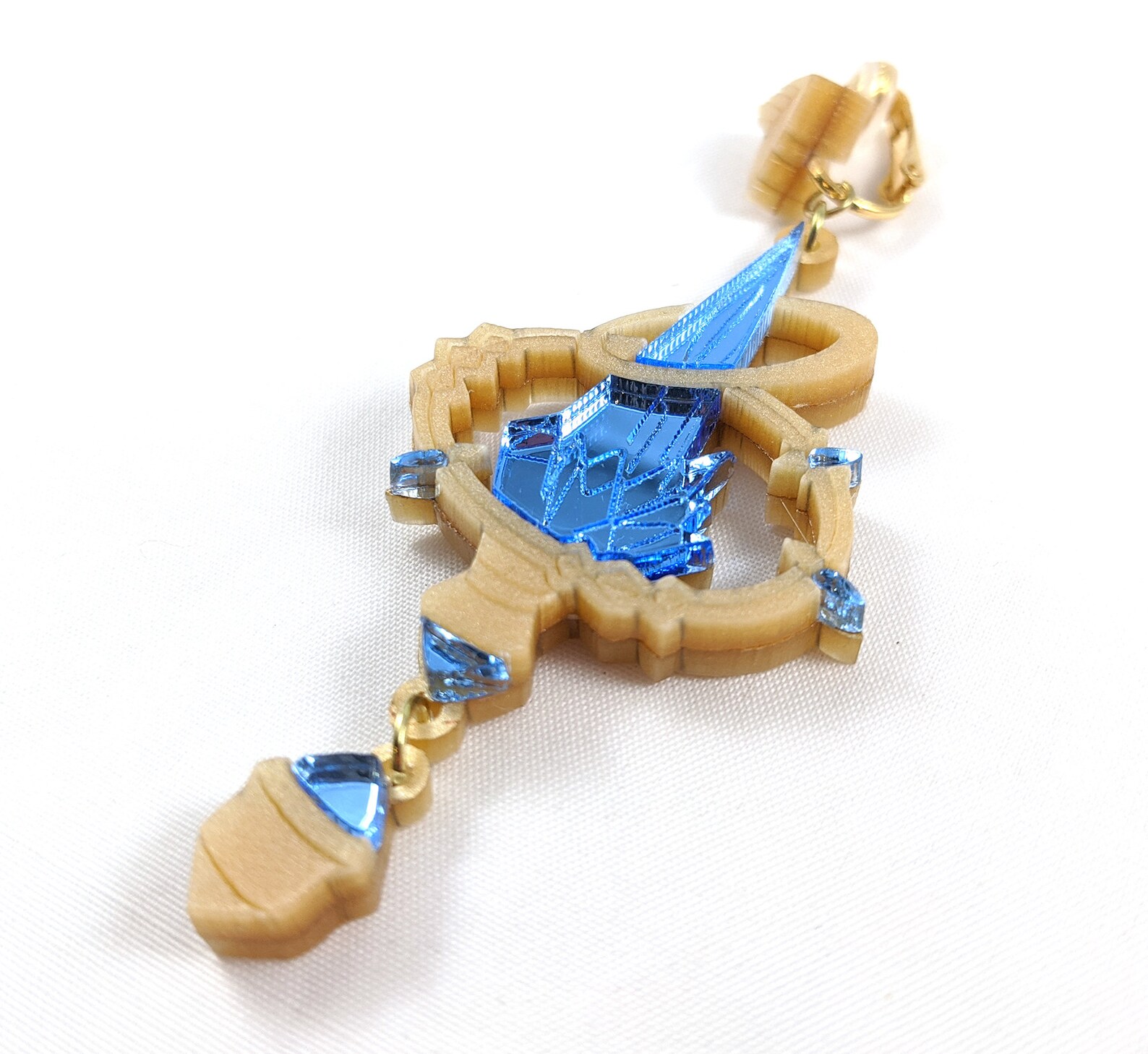 FFXIV Aetheryte Earrings in Hydaelyn or Zodiark Clip on or Post - Etsy