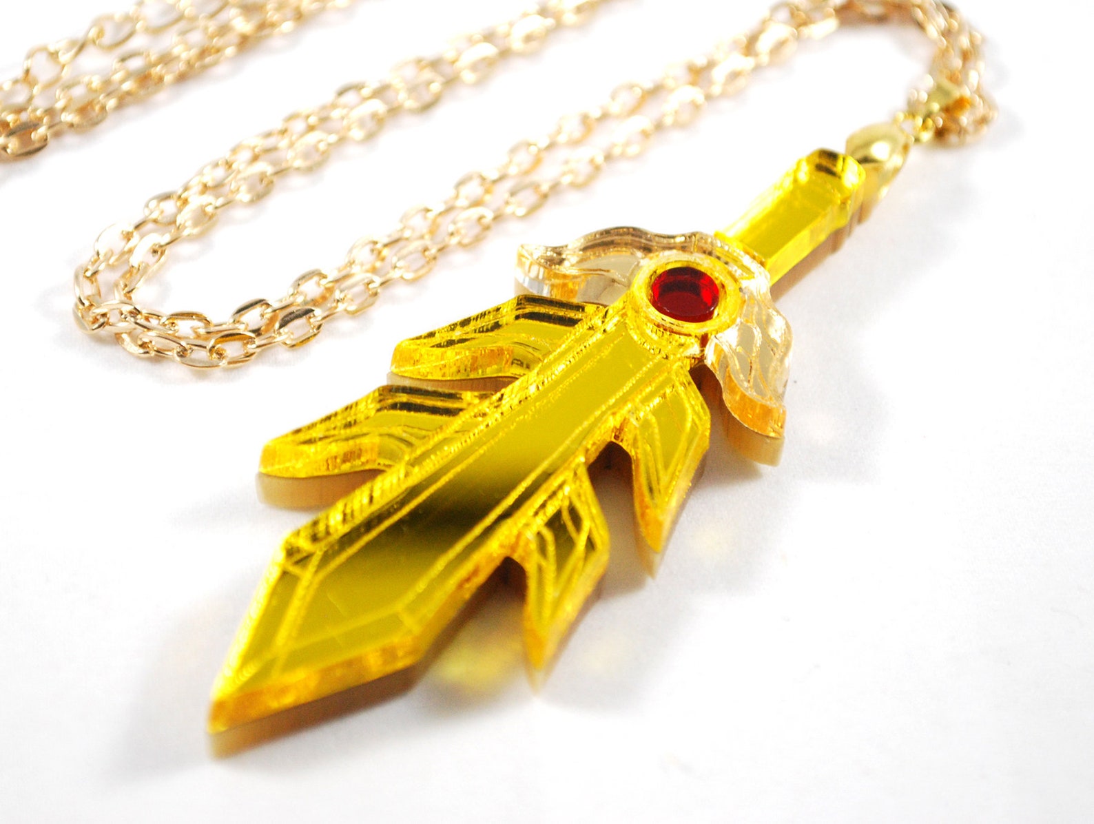 Meta Knight's Galaxia Sword Kirby Charm Necklace | Etsy