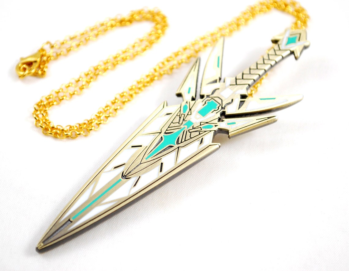 Pyra Mythra and Pneuma Metal Enamel Necklace Keychain or Pin - Etsy