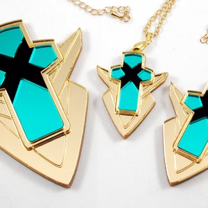 XBC2 Pyra Mythra Rex Core Crystal Choice in Acrylic Necklace Keychain ...