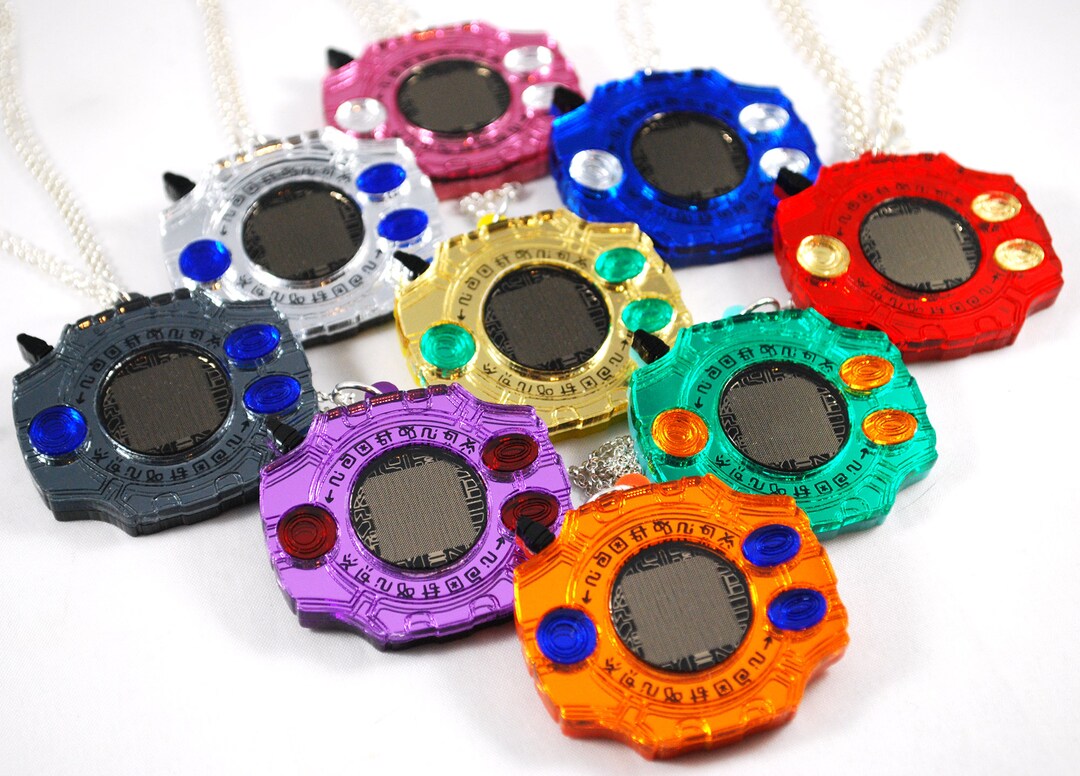Digimon Digivice as an Acrylic Necklace or Keychain - Etsy
