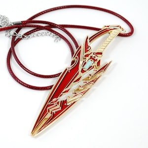 Pyra Mythra and Pneuma Metal Enamel Necklace Keychain or Pin From ...