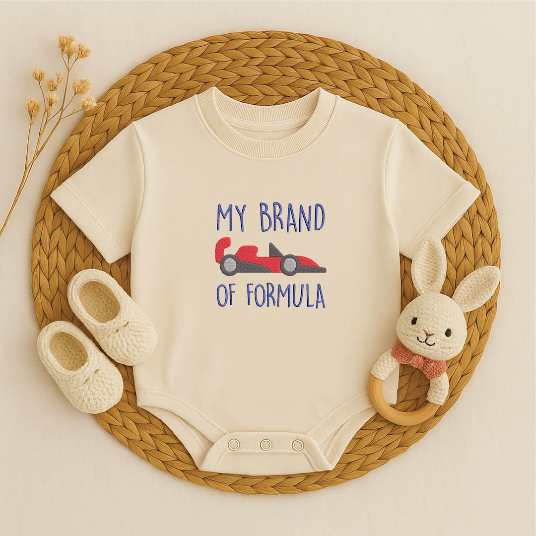 Funny Baby Romper – My Brand of Formula – Formula 1 Baby Outfit – Racing Pun Baby Bodysuit - Etsy