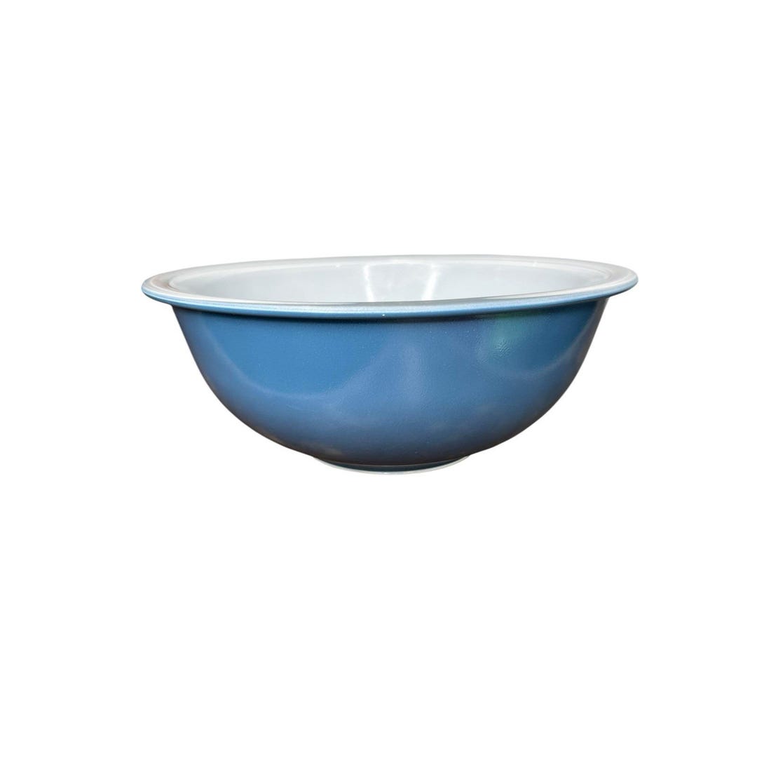 Vintage 80s Pyrex Clear Bottom Mixing Bowl 325 Moody Blue 2.5L ...