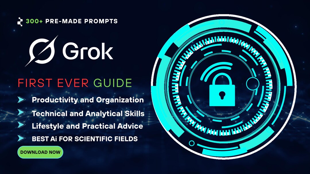 Grok AI Prompts Ai Prompt Pack Pages Mac PDF File Ai Guide Digital Download Prompt Book Digital ...