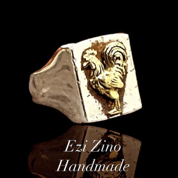 Rooster Ring - Etsy
